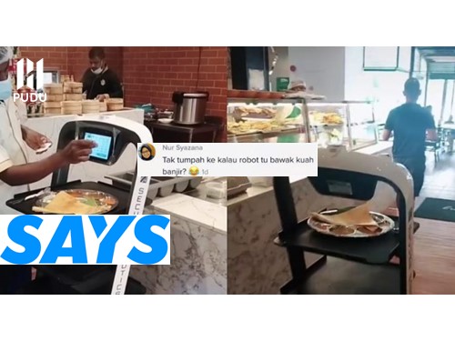 "Canggih Betul!" - Restoran Mamak Ini Viral Guna Robot Jadi Pelayan ...